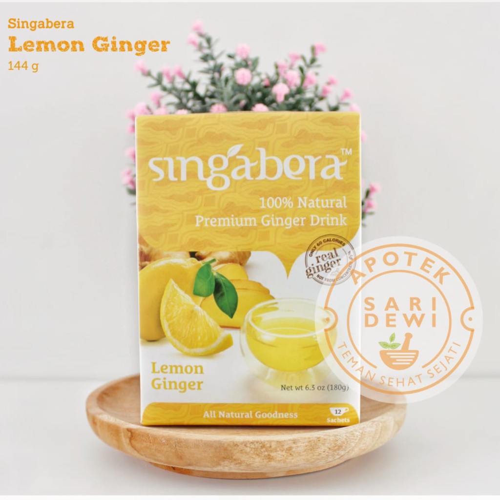 Jual SINGABERA GINGER DRINK LEMON GINGER (12'S) | Shopee Indonesia