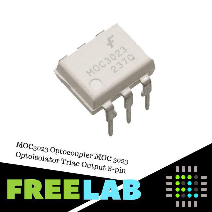 Jual MOC3023 Optocoupler MOC 3023 Optoisolator Triac Output MOC3020 ...