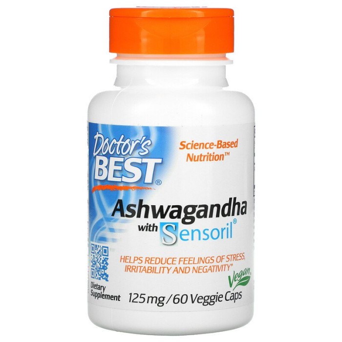 Jual Doctor's Best Ashwagandha with Sensoril 125 mg 60 Caps mental ...
