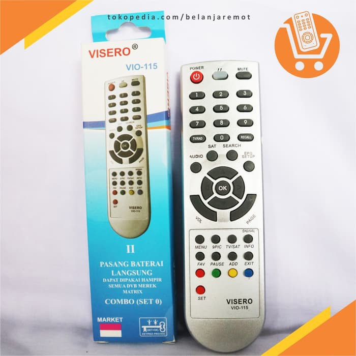 Jual Remote Receiver TV Parabola Matrix Multi Universal Semua Matrix ...