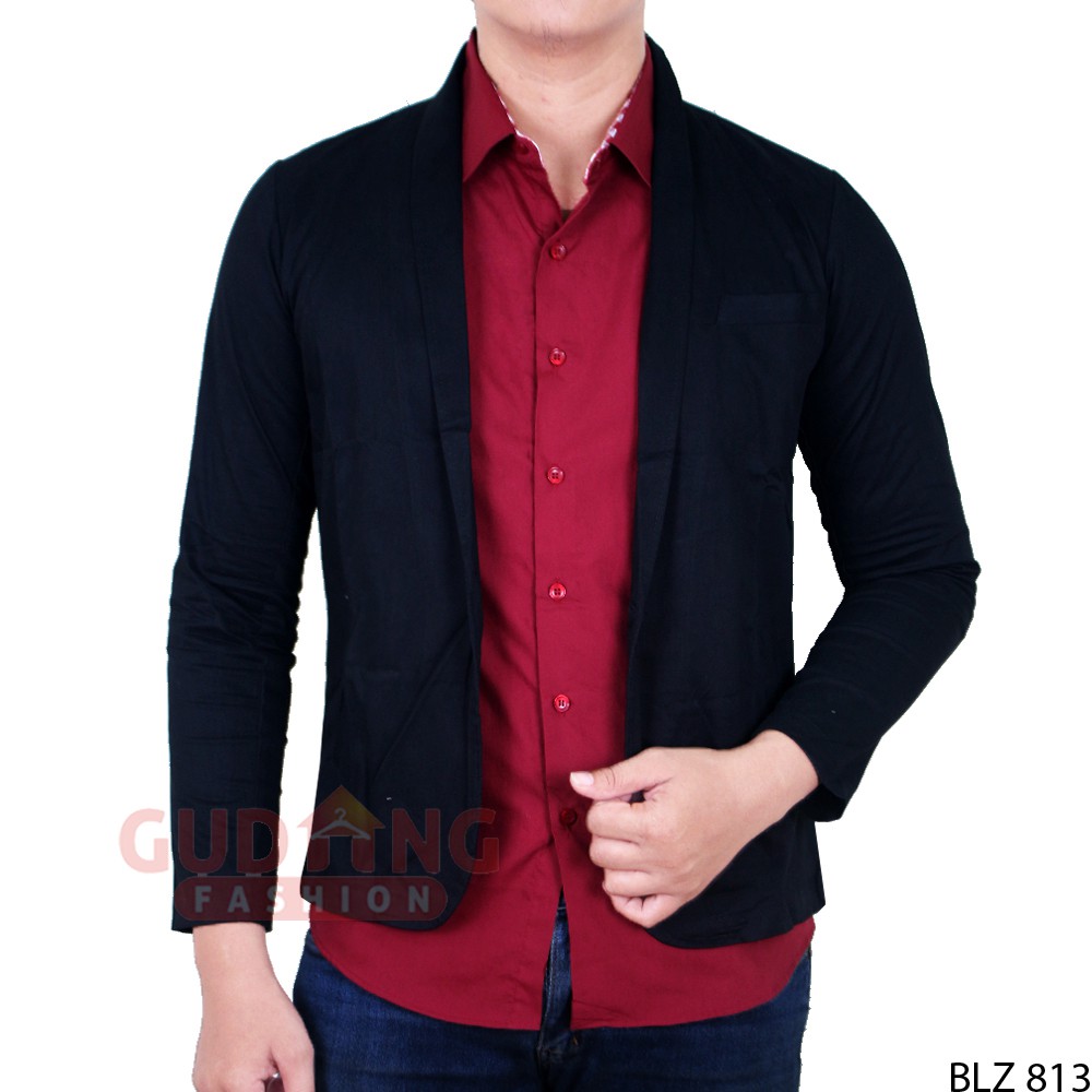 Jual Blazer Semi Jas Pria Modern - BLZ 813 | Shopee Indonesia