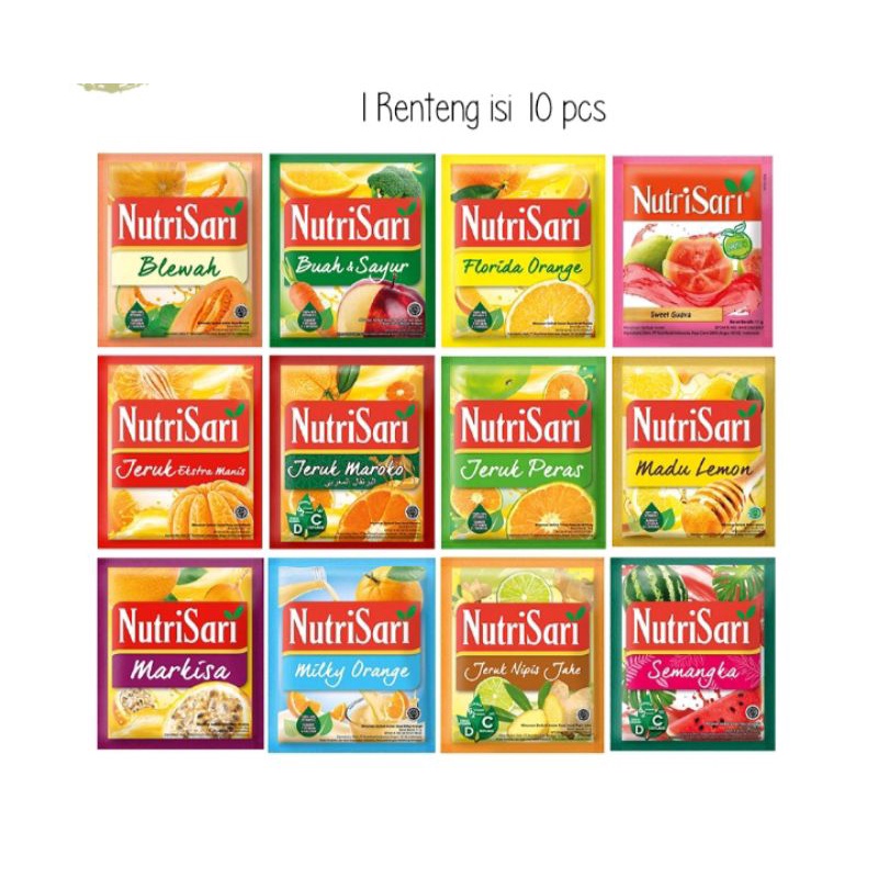 Jual NUTRI SARI SACHET ISI 10 PCS | Shopee Indonesia