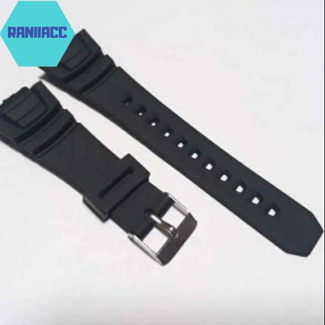 Jual Strap Tali Jam Tangan Casio WS-220 W-S220 WS220 Rubber Strap Jam ...