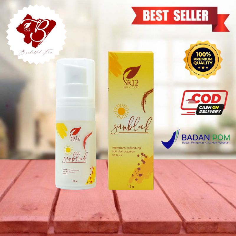 Jual Sunblock Sr12 Tabir Surya Sunscreen SPF 30 Melindungi dari paparan ...
