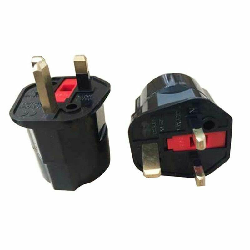 Jual AYABDG Adapter Converter Plug EU 2 Pin to UK 3 Pin AC Universal ...