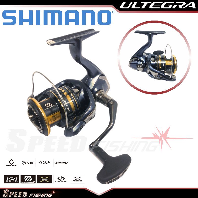 Jual Reel Ultegra FC Shimano Ultegra 1000 2500 3000 4000 HG XG New Model 2021 Spinning | Shopee ...