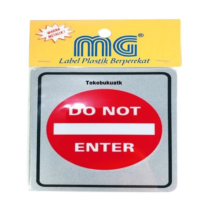 Jual Sticker tulisan DO NOT ENTER | Shopee Indonesia