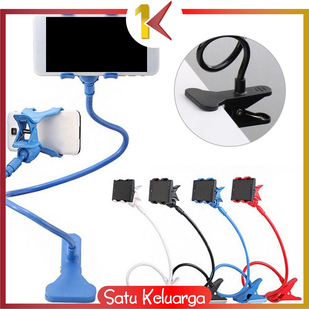 Jual SK-C372 Lazypod Hp Holder Plastik Penyangga Hp / Lazypod Jepit 2 ...