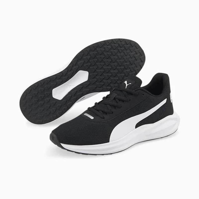 Jual Sepatu Running PUMA Night Runner Puma Black - Puma White ORIGINAL ...
