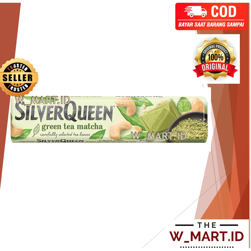 Jual SILVER QUEEN GREEN TEA MATCHA SILVERQUEEN COKLAT TEH HIJAU 58 GR ...