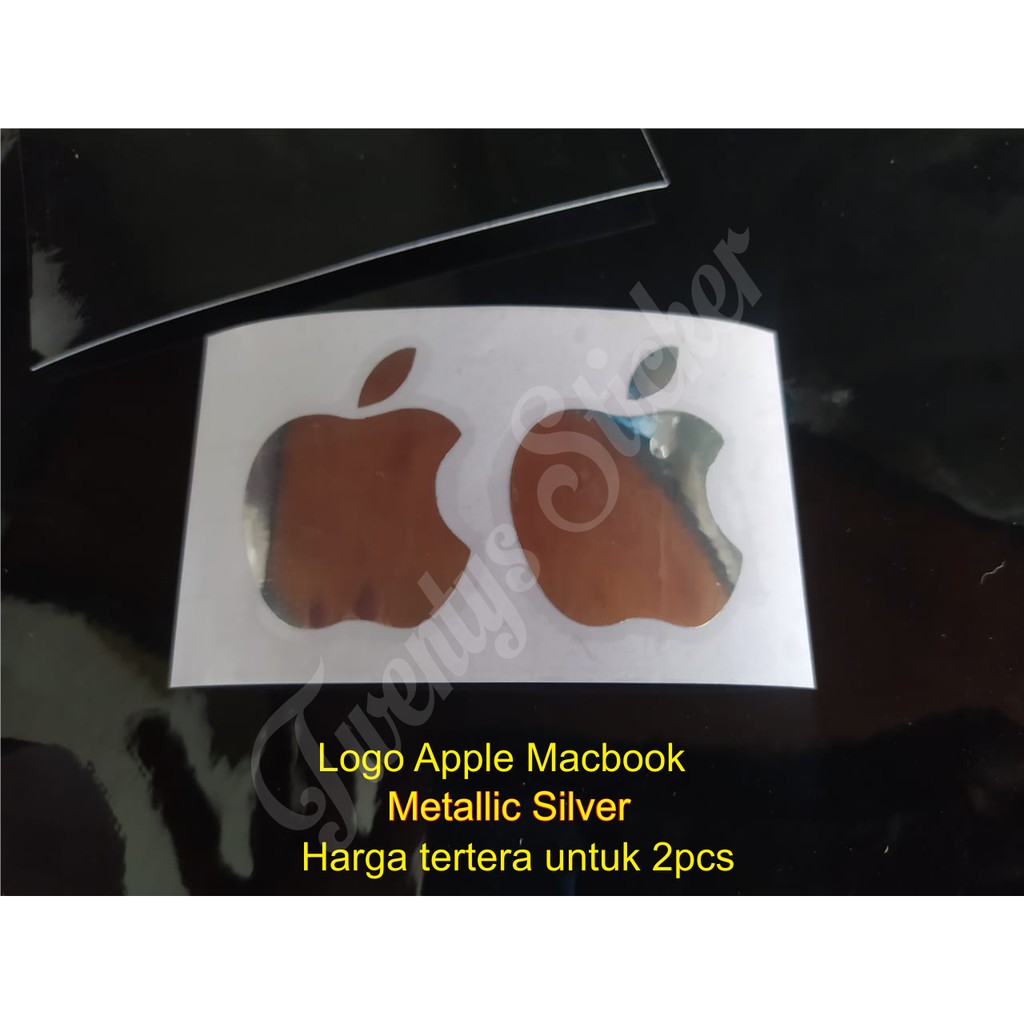 Jual STIKER LOGO APEL SILVER METALIK | Shopee Indonesia