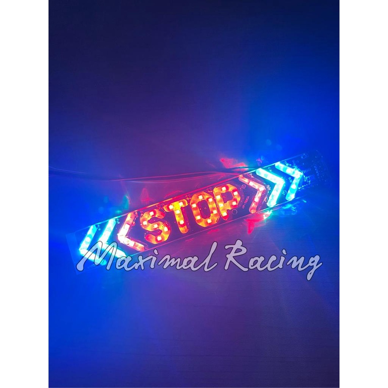 Jual LAMPU LED TULISAN STOP 20 CM RGB (RUNNING SEN KIRI DAN SEN KANAN ...