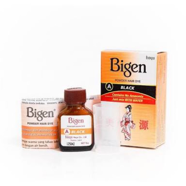 Jual Semir Rambut Bigen 6g (Black) | Shopee Indonesia