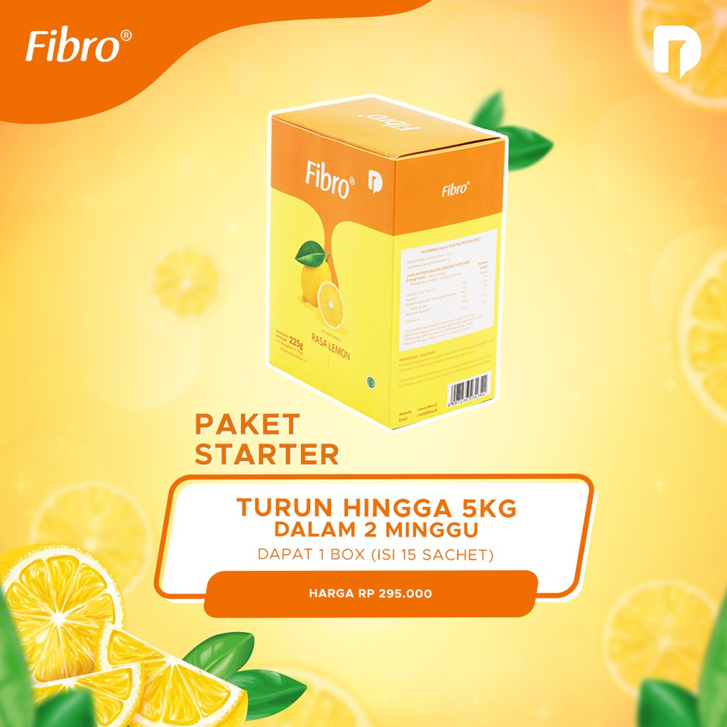 Jual Fibro, Minuman Serat Alami (Rasa Lemon/Blackcurrant) | Shopee ...