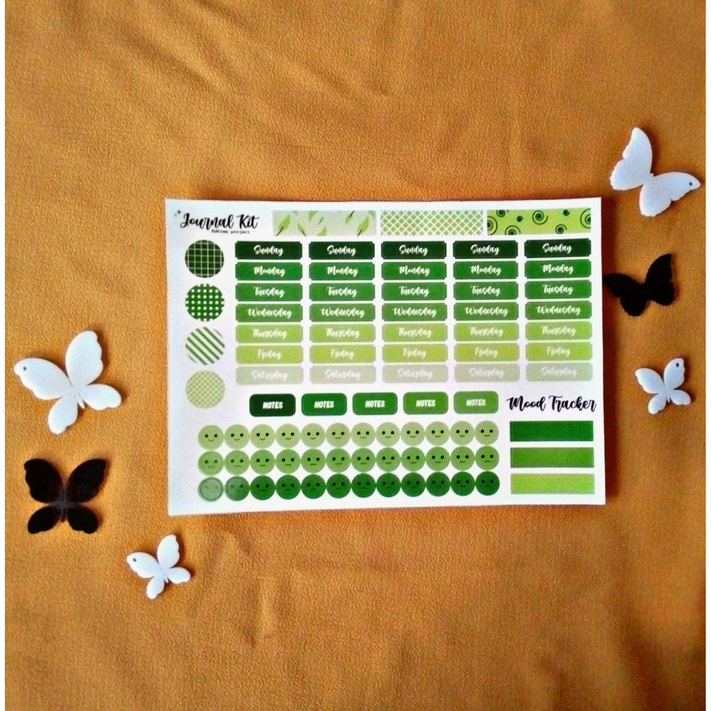 Jual Sticker Jurnal | Sticker Aesthetic | Sticker Journal Kit ...