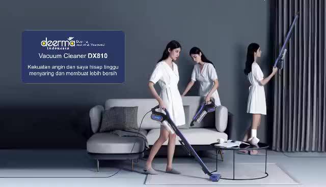 Jual Deerma DX810 Handheld Portable Vacuum Cleaner 2-in-1 Penyedot ...