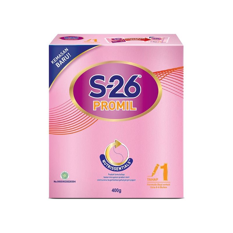Jual S-26 Promil Tahap 1 (0-6 bln) 400gr Box | Shopee Indonesia