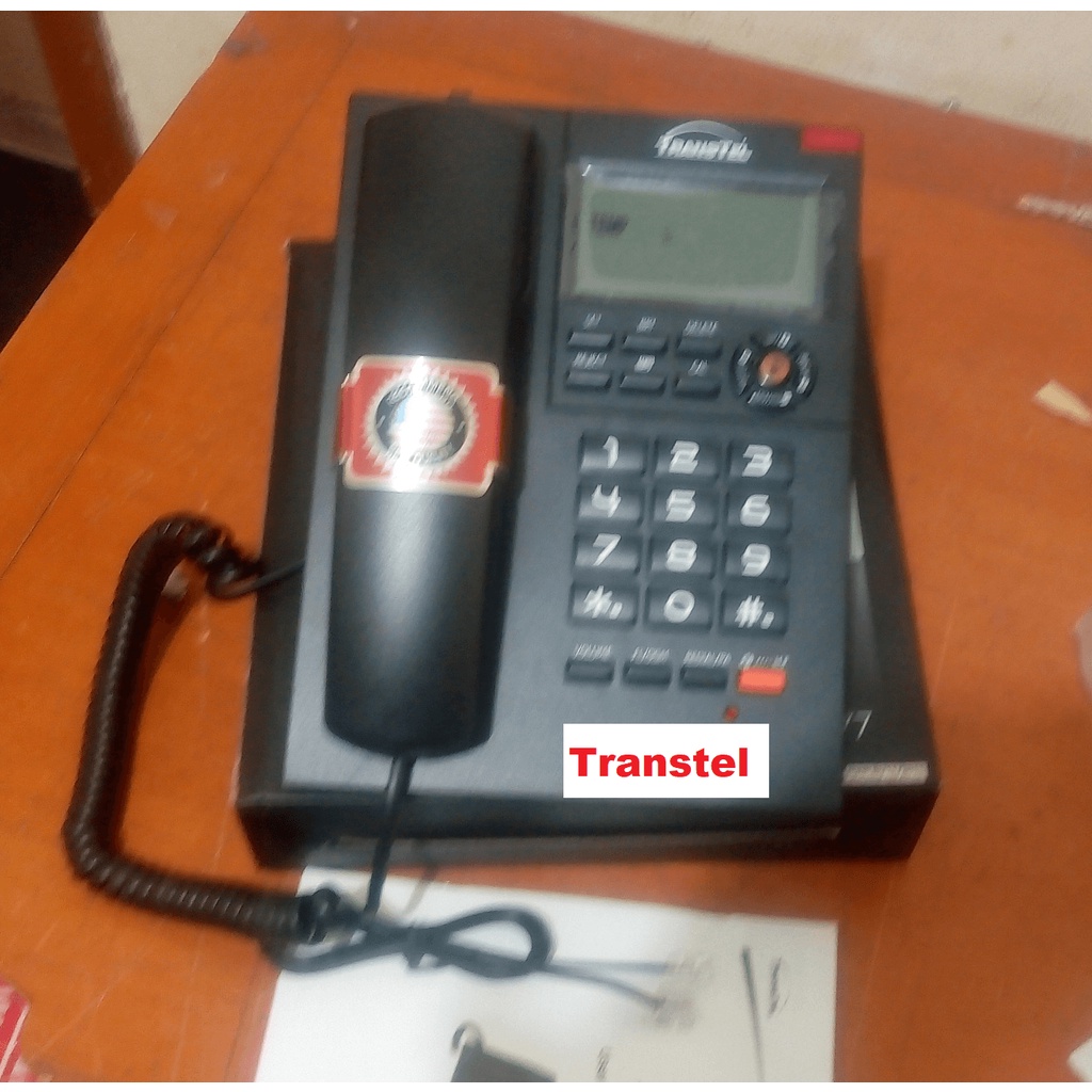 Jual Telepon Support Caller ID Transtel Ti977 Analog Handsfree | Shopee ...