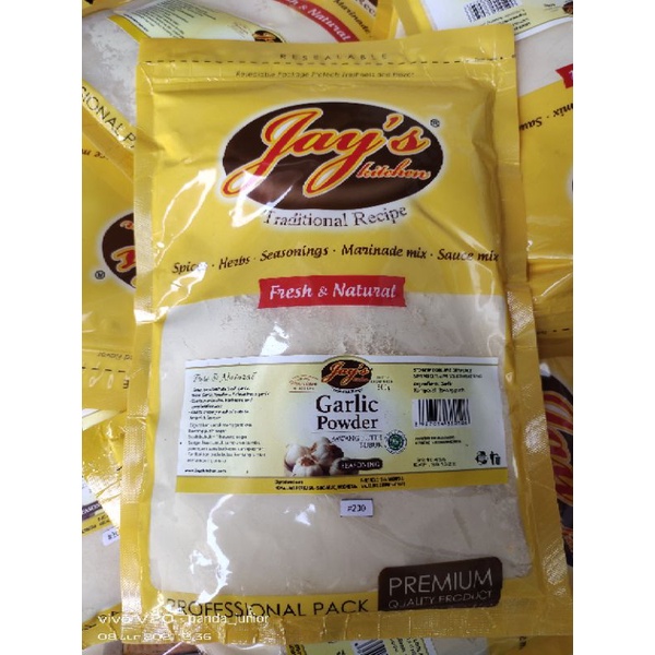 Jual jays garlic powder 500gr | Shopee Indonesia