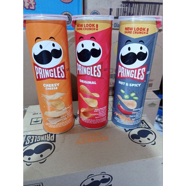 Jual Pringles ori, keju dan spicy 107gr | Shopee Indonesia