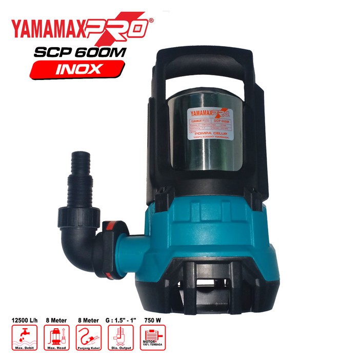 Jual YAMAMAX SCP-600M MANUAL Pompa celup air keruh penyedot kolam air ...