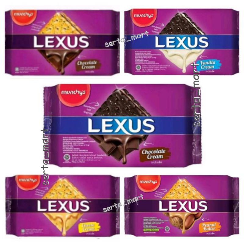 Jual Biskuit Lexus Munchys / Munchy's Lexus Biscuit Chocolate / Cheese ...