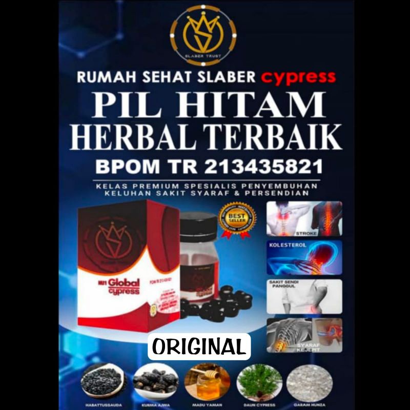 Jual PIL HITAM AJAIB GLOBAL SLABER CYPRESS ORIGINAL (HERBAL TERBAIK ...