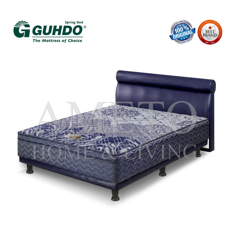 Jual Guhdo Springbed Multi Bed Standard plush Top 120x200 HB Rodeo Full Set | Shopee Indonesia