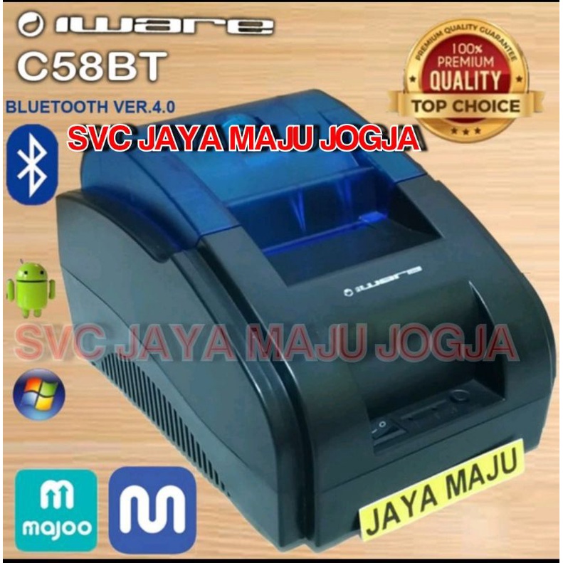 Jual IWARE C58 BT - BLUETOOTH 4.0 USB - SPEED 90 MM/S || MINI PRINTER ...