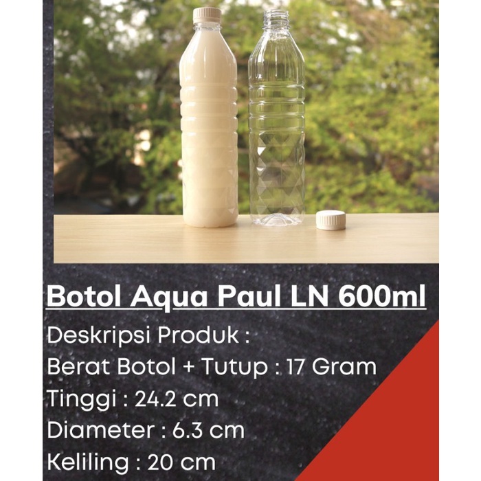Jual BOTOL PLASTIK MINUMAN MINERAL AQUA 600ML | Shopee Indonesia