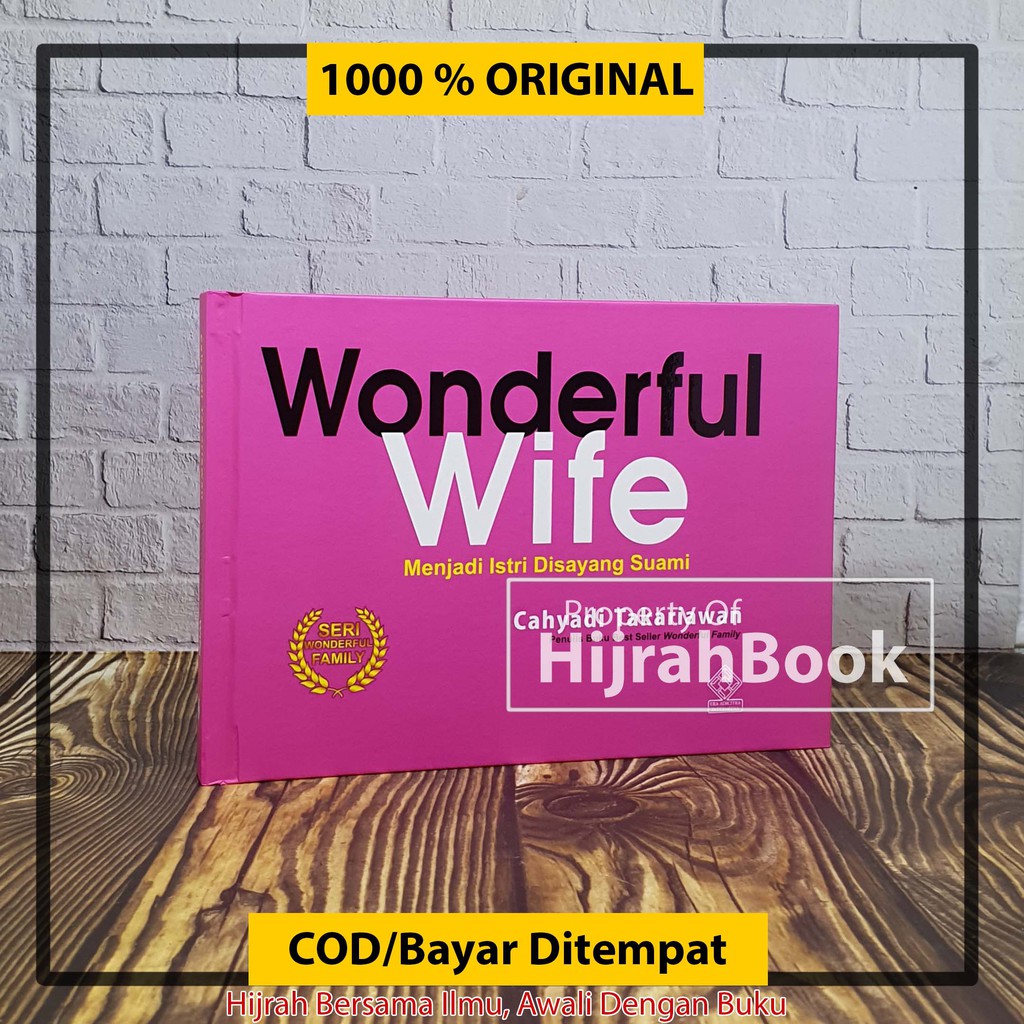 Jual Buku Islam Wonderful Waife Buku Keluarga Buku Rumah Tangga 100 ...