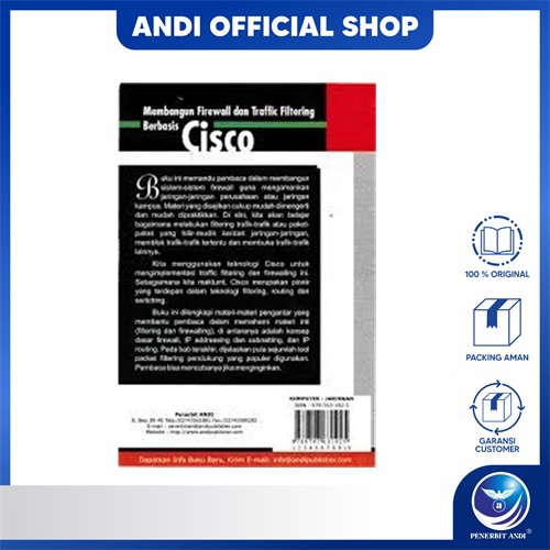 Jual Penerbit Andi - Membangun Firewall Dan Traffic Filtering Berbasis Cisco/200003837 | Shopee ...