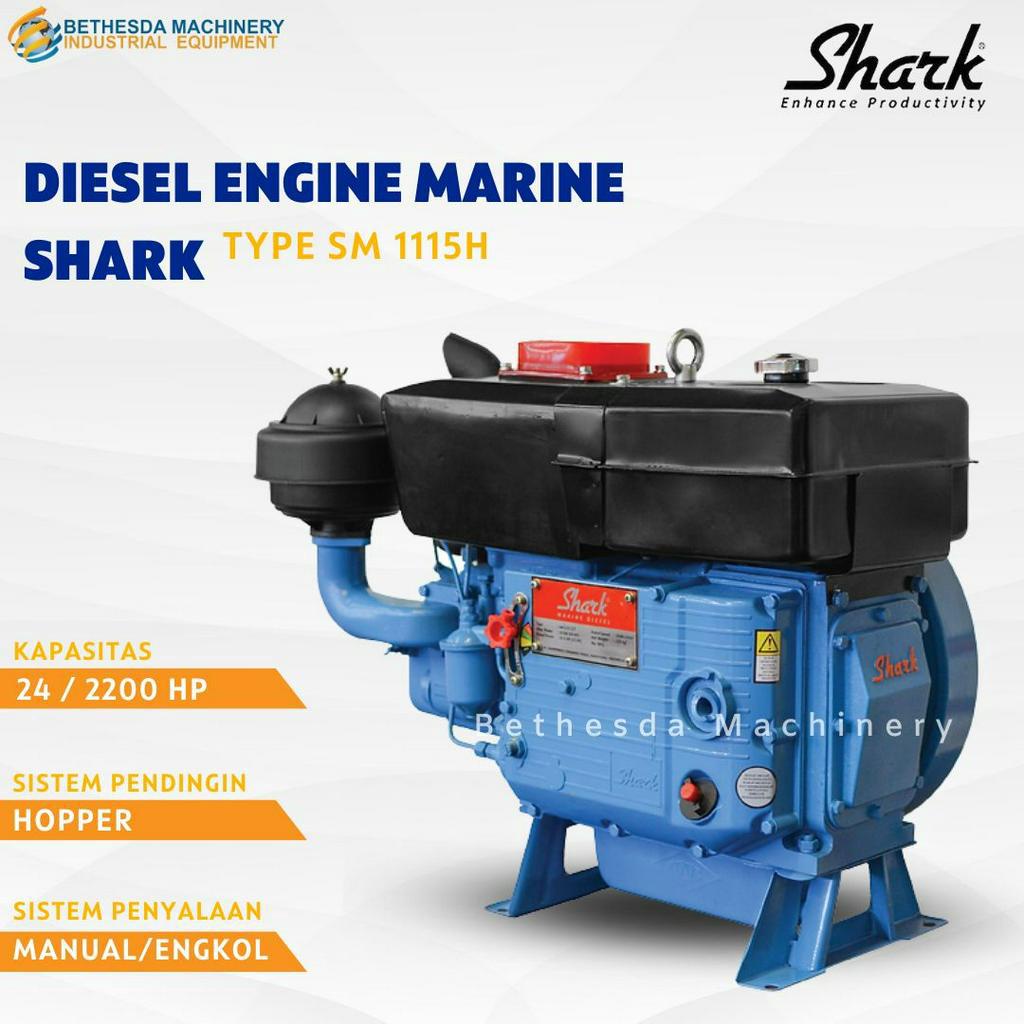 Jual Mesin Diesel Penggerak 24 Hp/ 24 Pk - Shark SM1115 TT/H Engine Marine | Shopee Indonesia