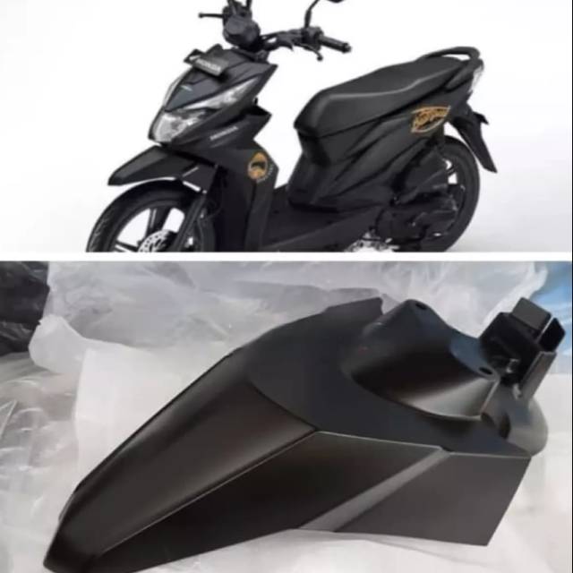 Jual Spakbor depan honda beat street warna hitam doff 2018 2019 ...