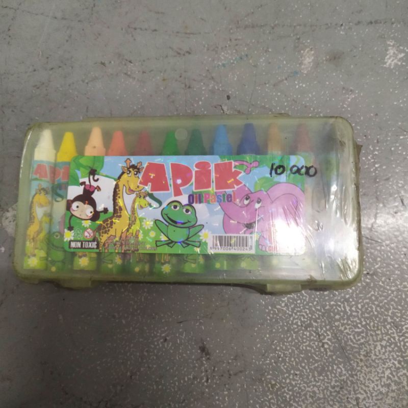 Jual Crayon Oil Pastels isi 12 dan 24 | Apik dan Goztar [CUCI GUDANG ...