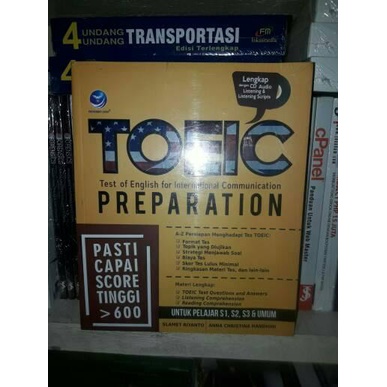 Jual Buku | Toeic Preparation Pasti Capai Score Tinggi 600 (Plus Cd Audio) | Shopee Indonesia