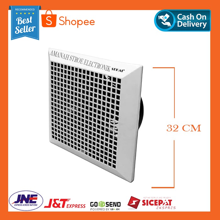 Jual NEW SEKAI Exhaust Fan Plafon 12 Inch CEF 1295 - Hexos Ceiling ...