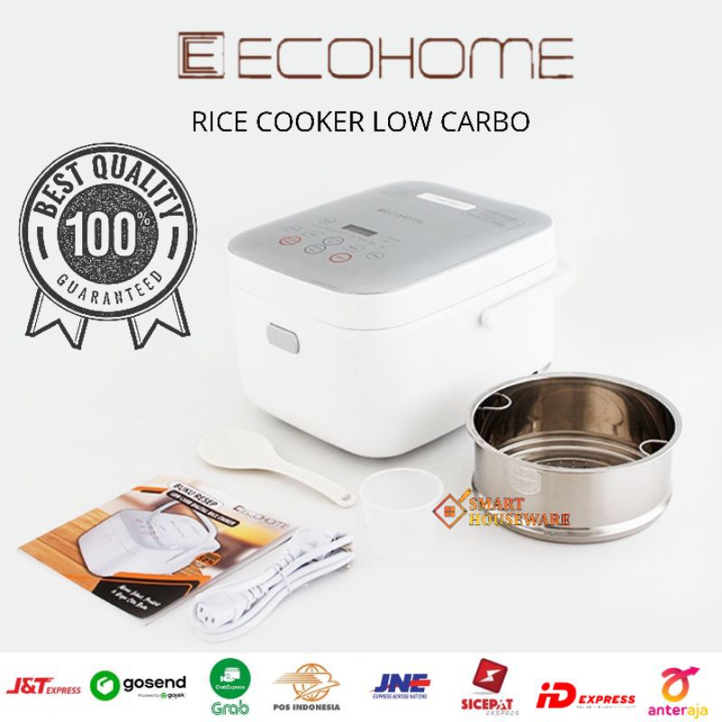 Jual RICE COOKER LOW CARBO ECOHOME 500 WATT | Shopee Indonesia