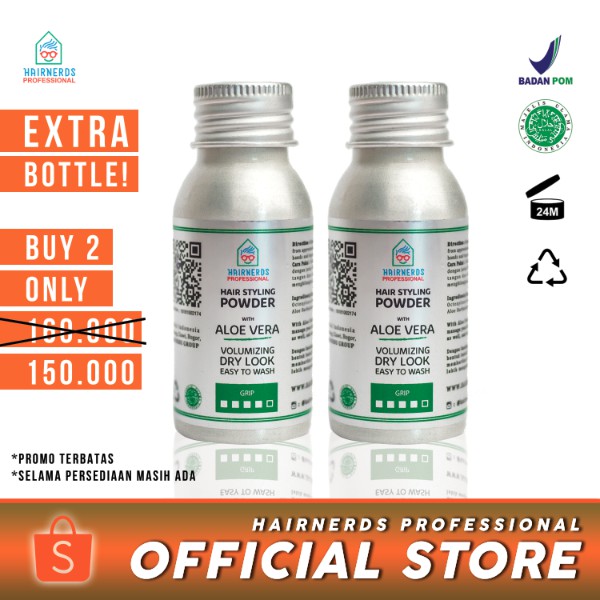 Jual Hairnerds Professional - 2 Pcs FreestyleDust Powder / Styling Clay ...