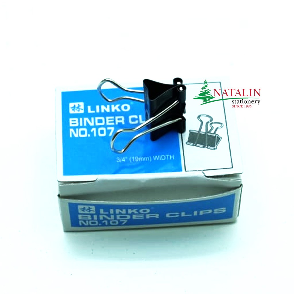 Jual BINDER CLIP 107 ( 19 mm ) LINKO | Shopee Indonesia