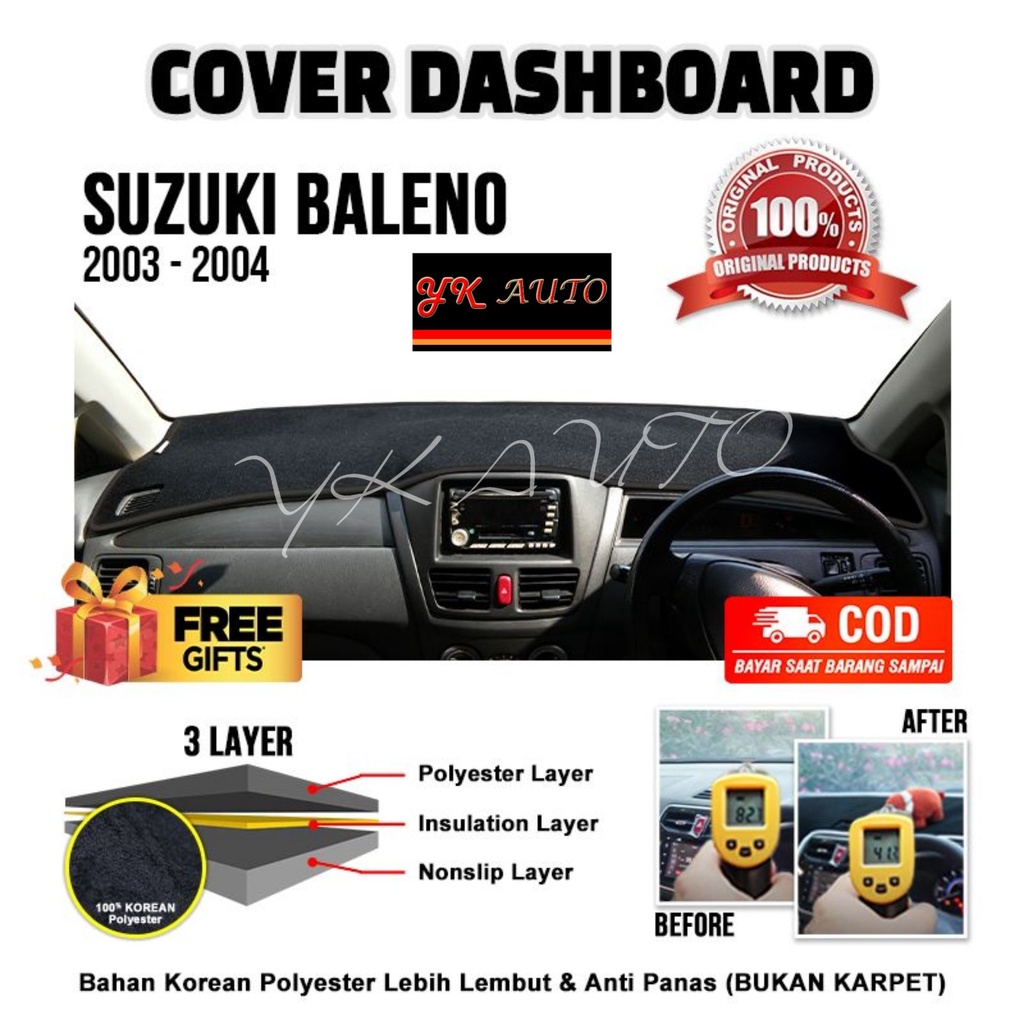 Jual Cover Dashboard Premium Suzuki Baleno Next-G Cover Dasboard Baleno ...