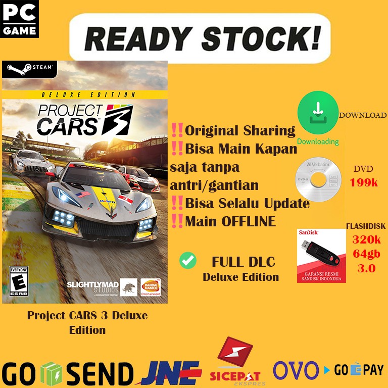 Jual Project CARS 3 Deluxe Edition PC ORIGINAL + DLC | Shopee Indonesia