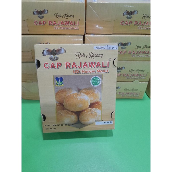 Jual Roti Kacang Rajawali rasa Kietna/Jeruk Kasturi isi 21pcs | Shopee ...