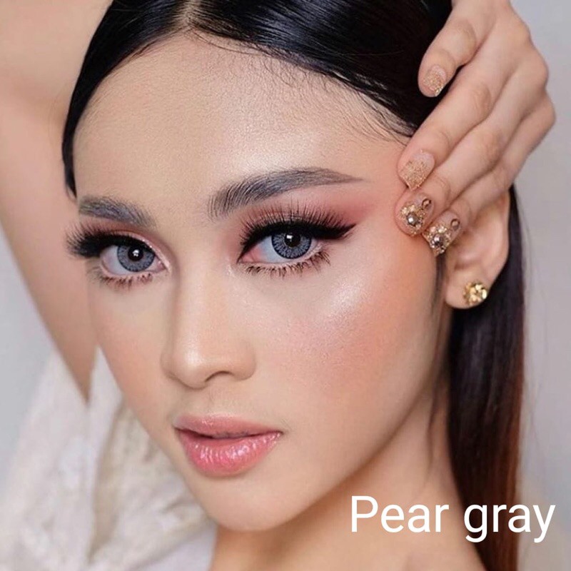 Jual Softlens DREAMCOLOR Pear Maki Matake Teresa Veronica GREY/BROWN ...