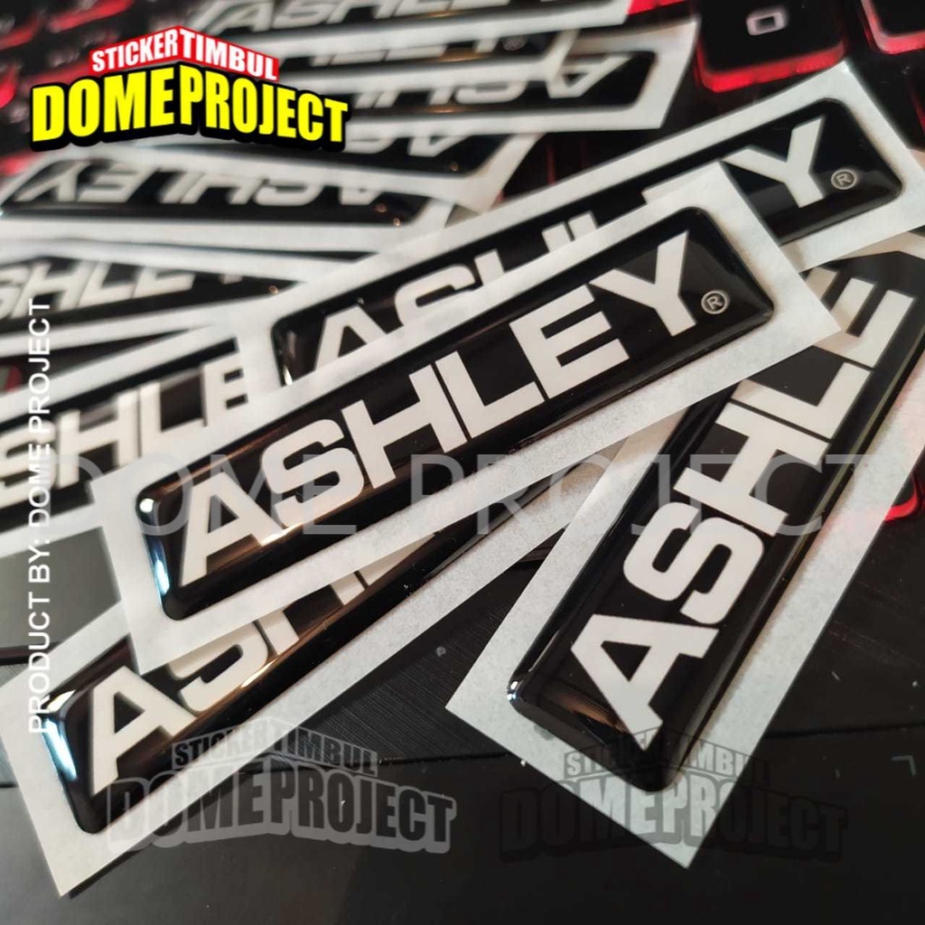 Jual EMBLEM STIKER ASHLEY SOUND STIKER AUDIO STICKER LENTUR 3D BENTUK ...
