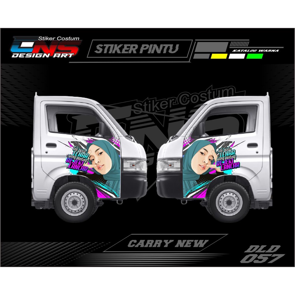 Jual Sticker Stiker Pintu Mobil Pick Up Suzuki New Carry Sticker Stiker Print Cutting Sticker