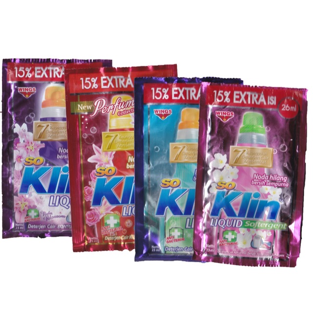 Jual Sabun Cuci So Klin Liquid Deterjen Cair Renceng Refill Sachet 12 Buah Pasar Murah Jakarta ...