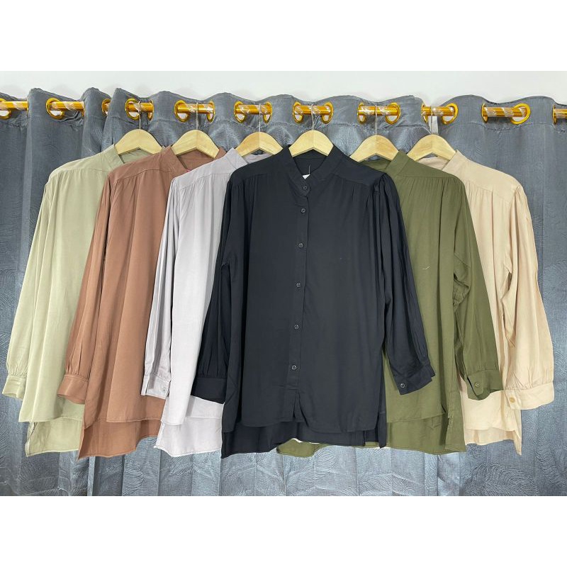 Jual AN - KEMEJA RAYON ( 010301 ) RP. 75.000 | Shopee Indonesia