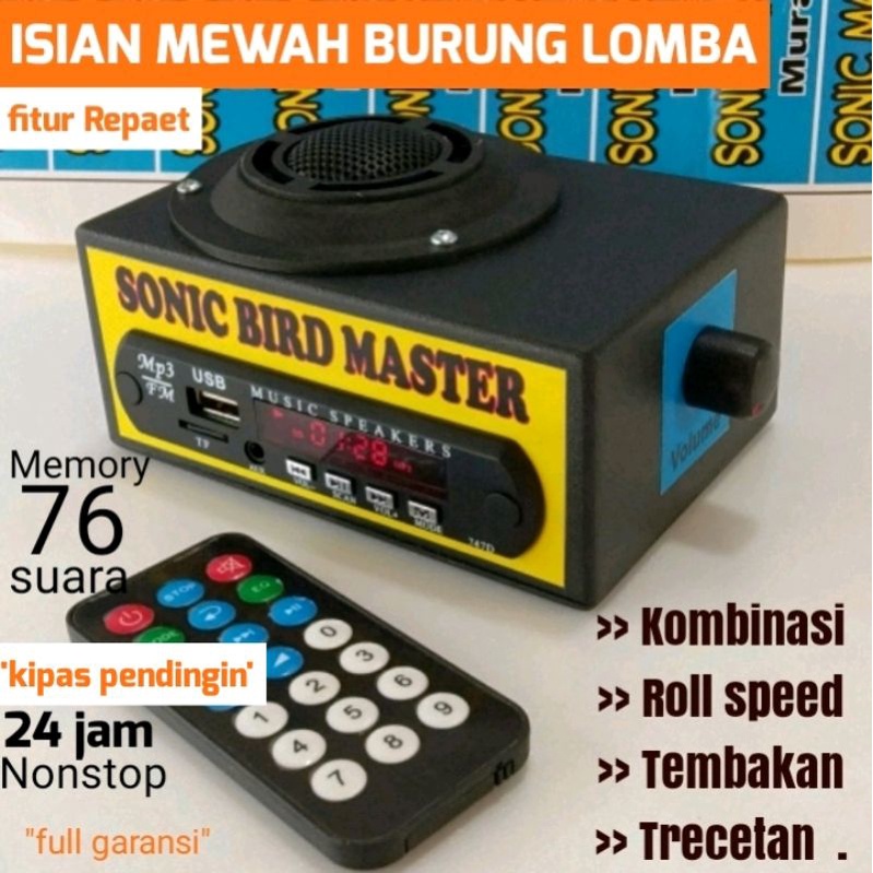 Jual masteran burung sonic master bird 24 jam nonstop | Shopee Indonesia