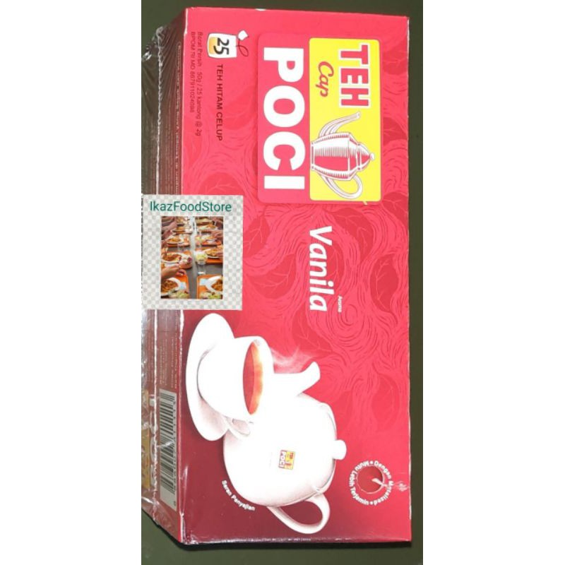 Jual TEH POCI VANILLA ISI 25 BAG@2GRAM | Shopee Indonesia